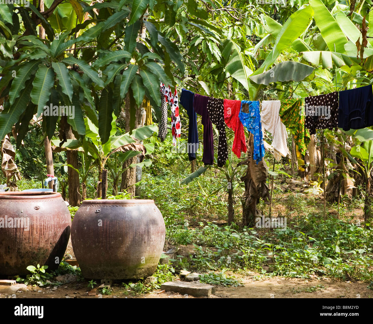 water pots and washing Stock Photo - Alamy