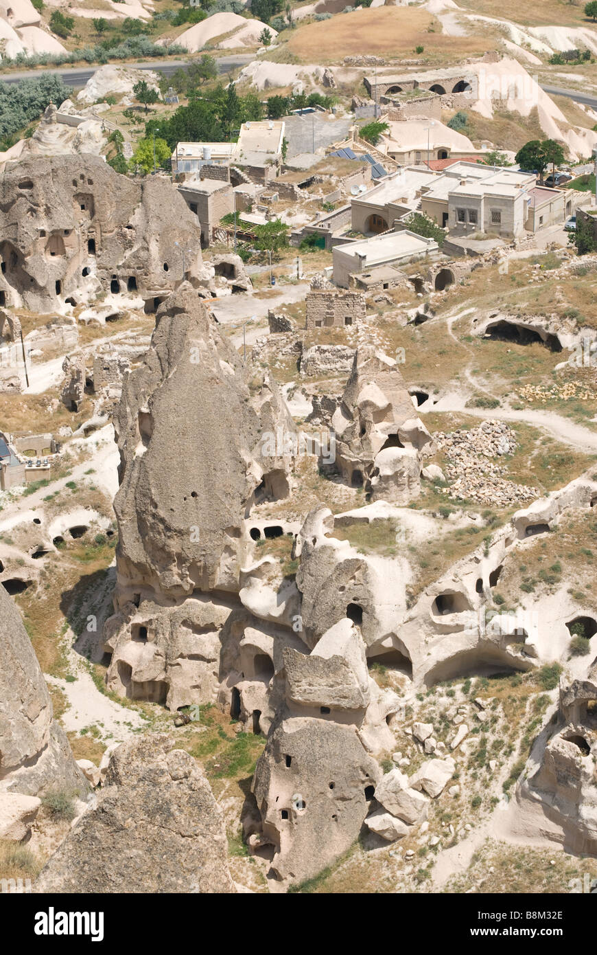 Cappadocia, Volcanic tufa formations (Fairy Chimneys), near Goereme ...