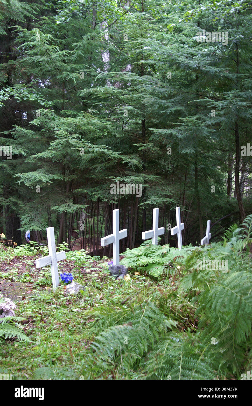 Sitka Graveyard 1 Stock Photo - Alamy