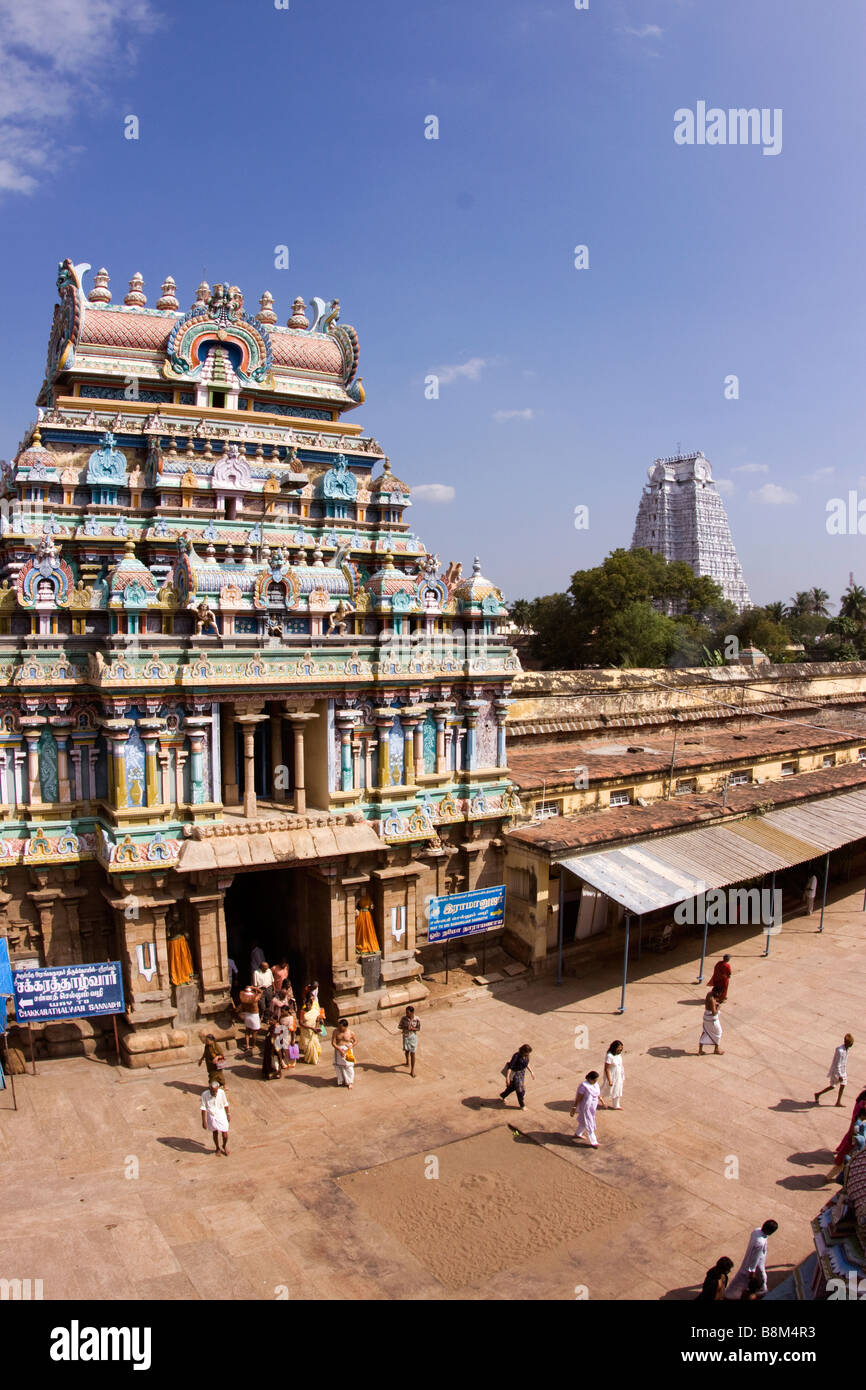 India Tamil Nadu Tiruchirappalli Sri Ranganasthwamy Temple entrance to ...