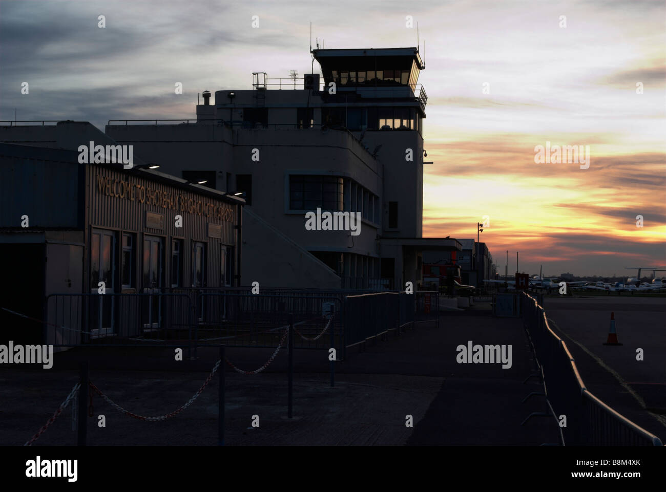 Shoreham (Brighton City) Airport Terminal three and one facing the ...