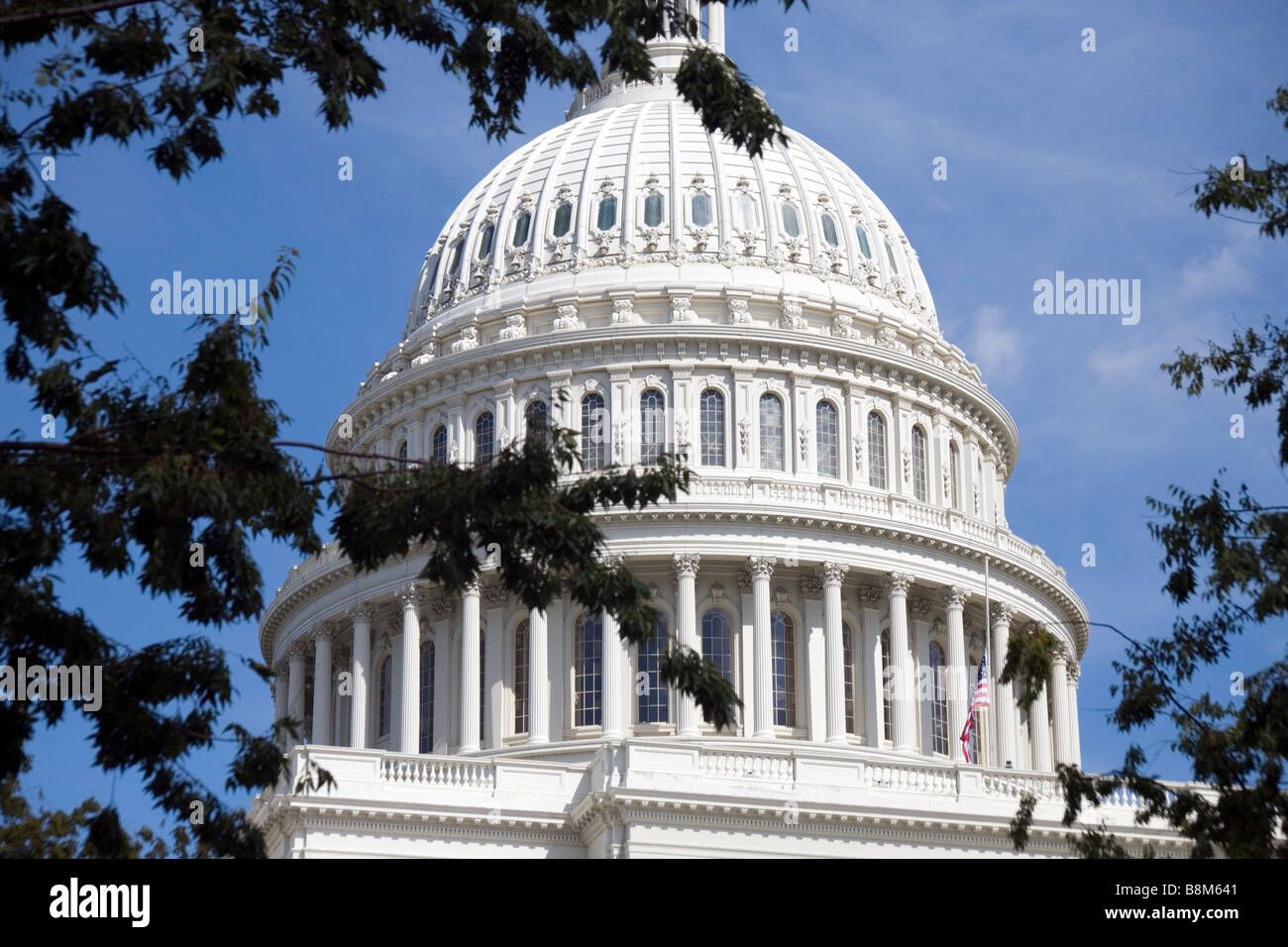 A view of the United States Capitol Building and Dome Stock Photo - Alamy