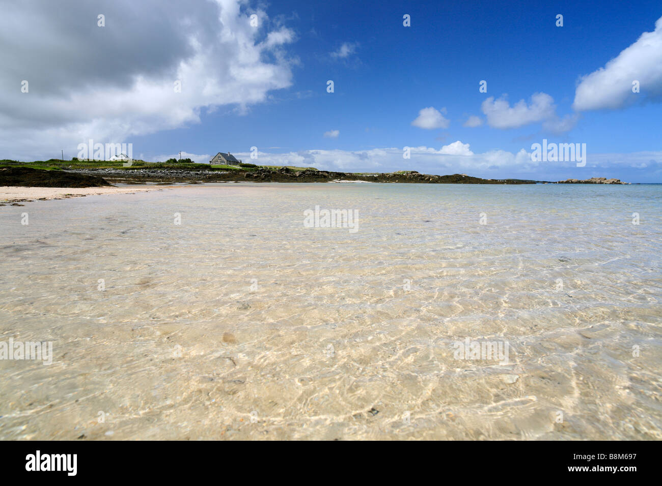 beautiful coral beach in Ballyconneely, Connemara, Ireland Stock Photo ...