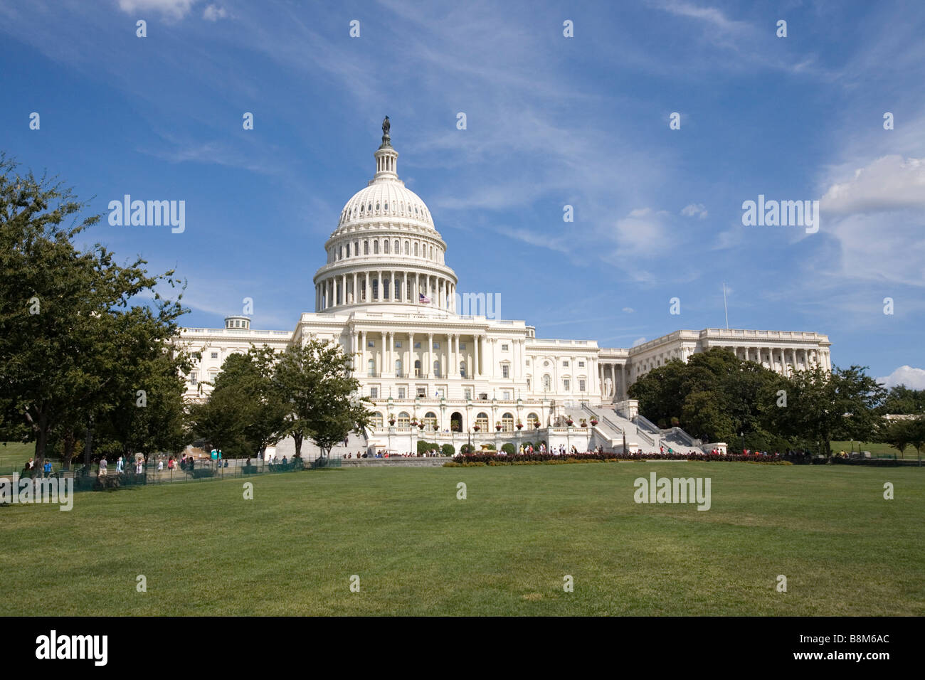 A view of the United States Capitol Building and Dome Stock Photo - Alamy