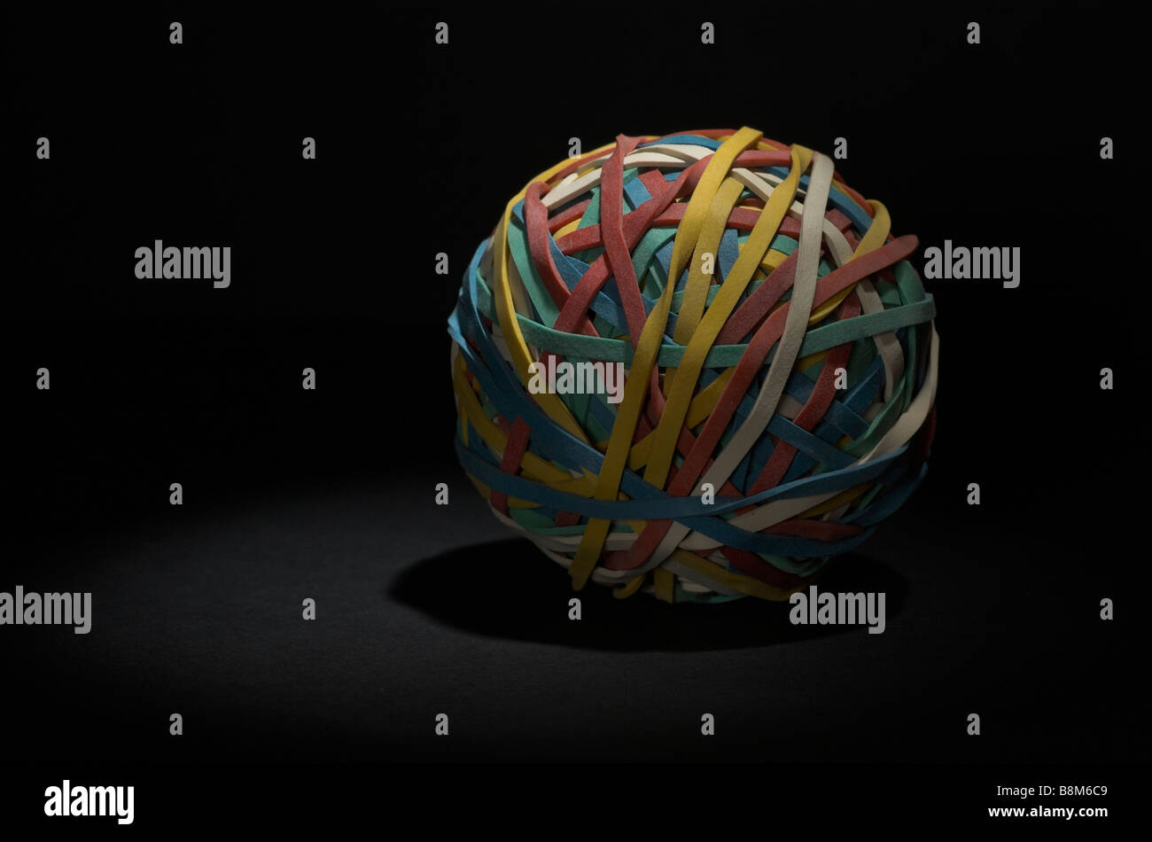 Elastic Band Ball Stock Photo - Alamy