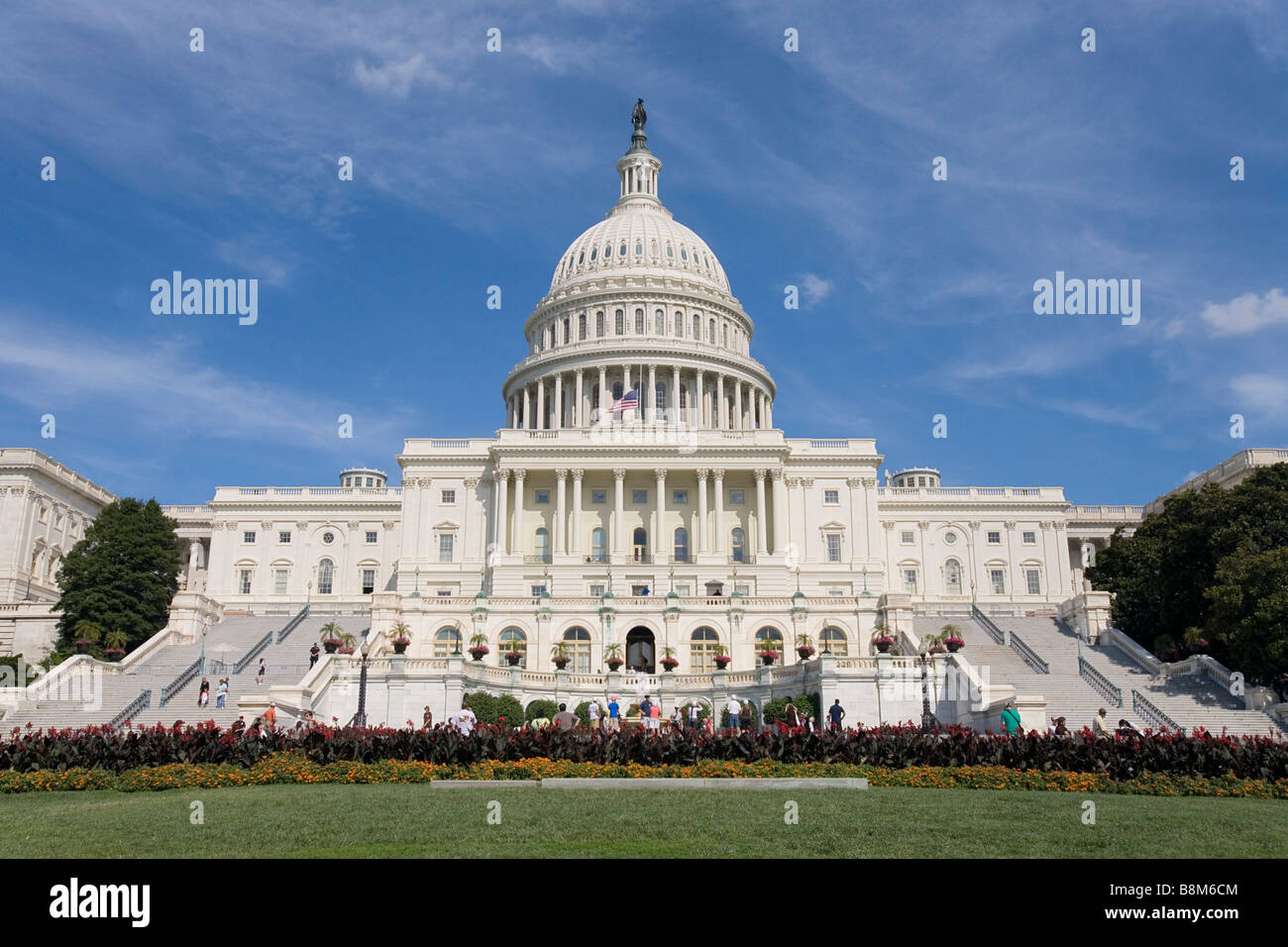 A view of the United States Capitol Building and Dome Stock Photo - Alamy
