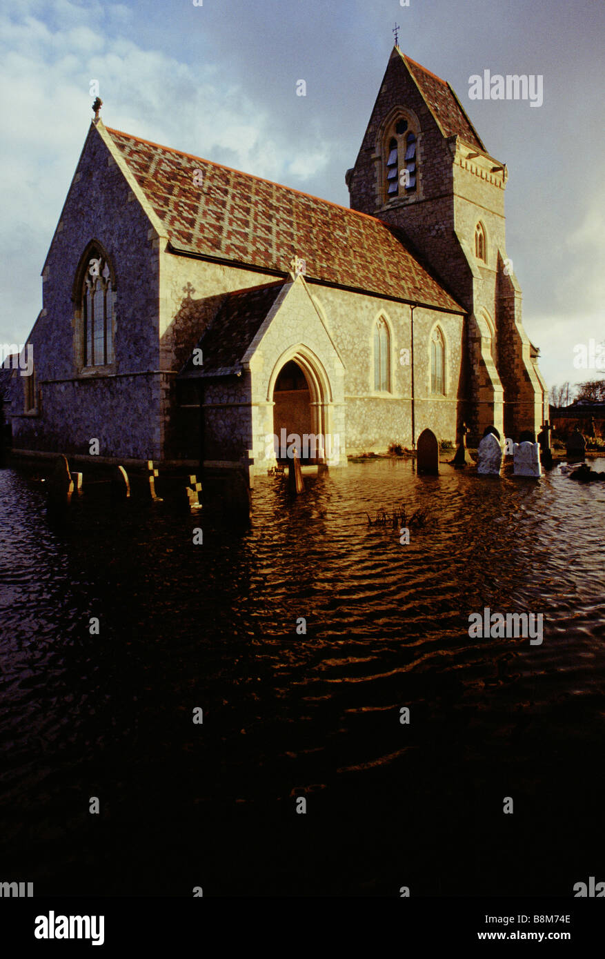 Towyn, Wales, February 1990: Hurricane winds cause the sea wall at ...
