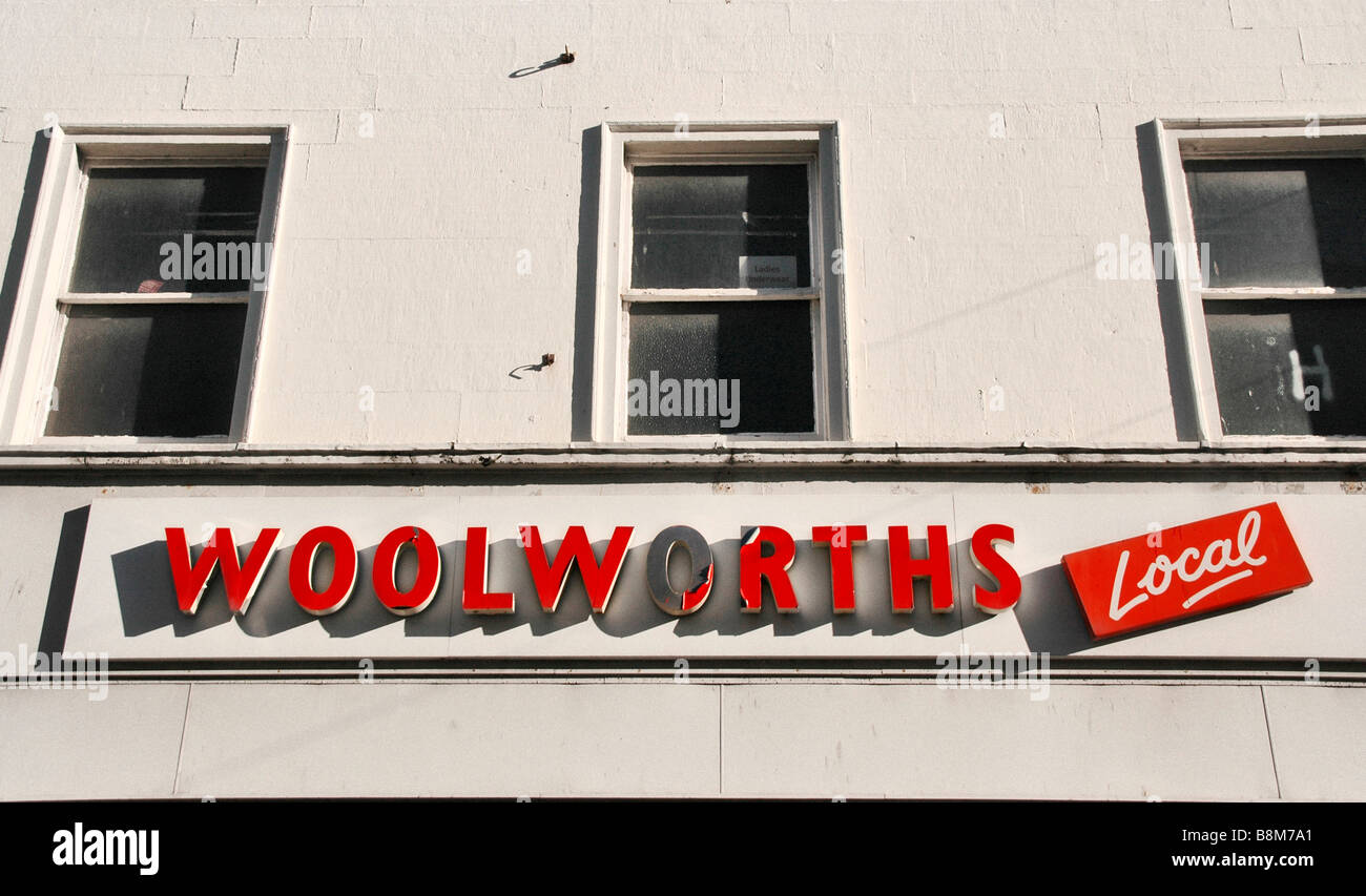 Woolworths sign hi-res stock photography and images - Alamy