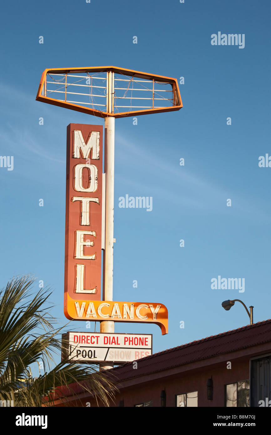 Motel Vacancy Sign - The Strip. Las Vegas, Nevada, USA Stock Photo - Alamy