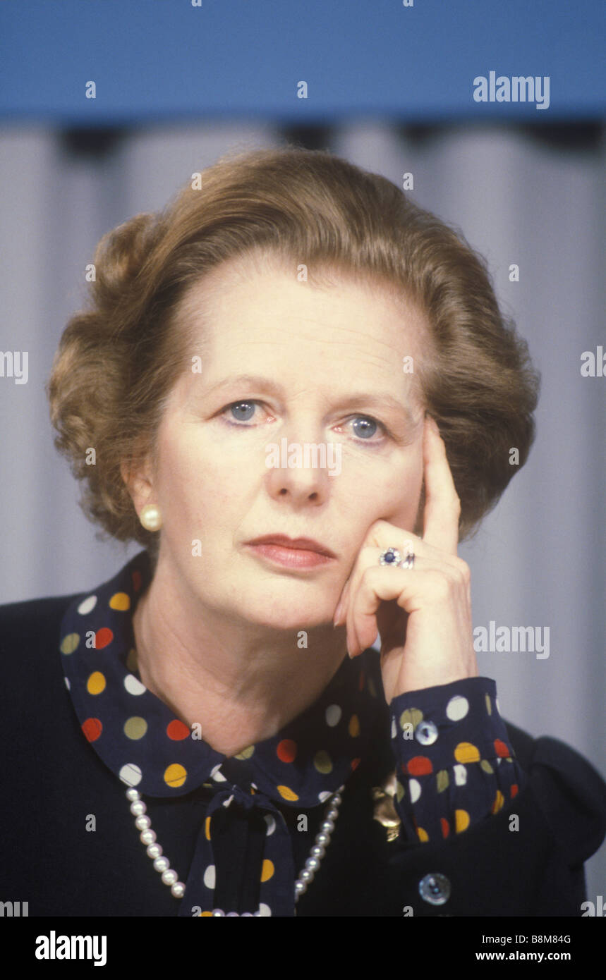 Mrs Margaret Thatcher 1983 Conservative party election campaign ...