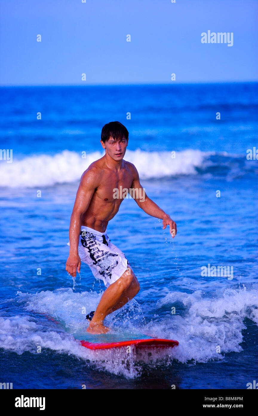 Man surfing on the sea skillfully Stock Photo - Alamy