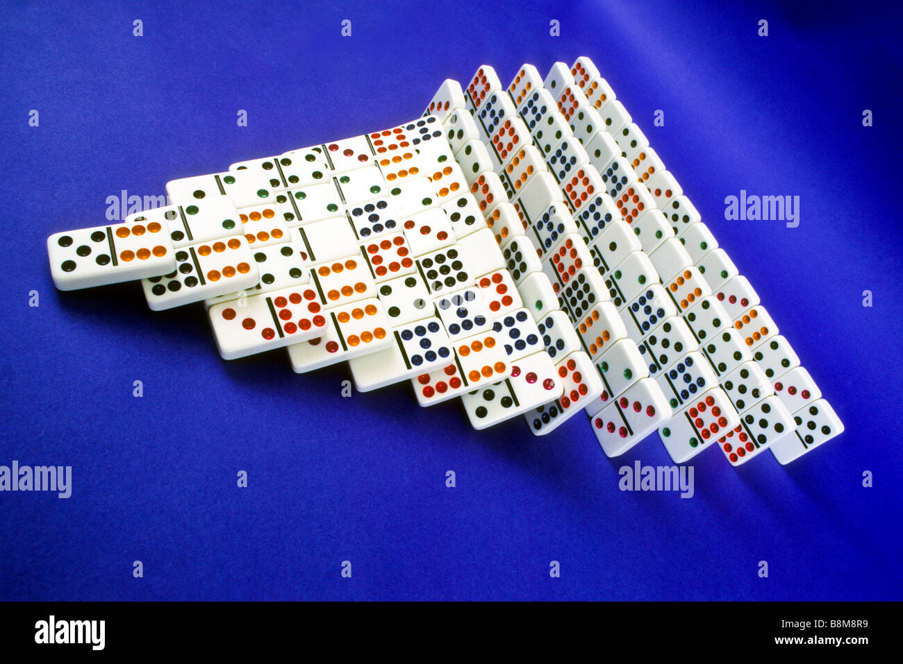 Cause effect not dominoes hi-res stock photography and images - Alamy