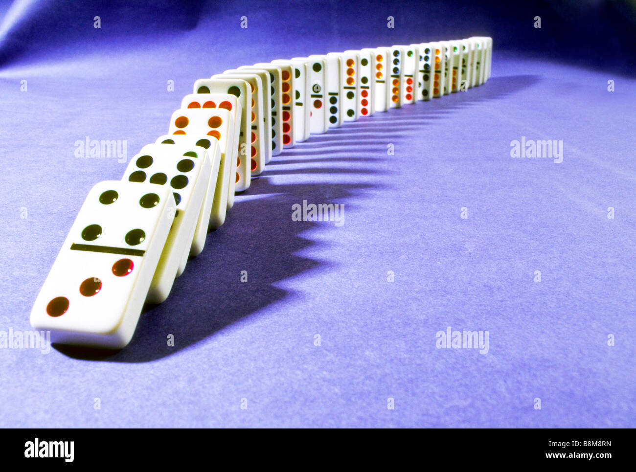 Cause and effect domino hi-res stock photography and images - Alamy