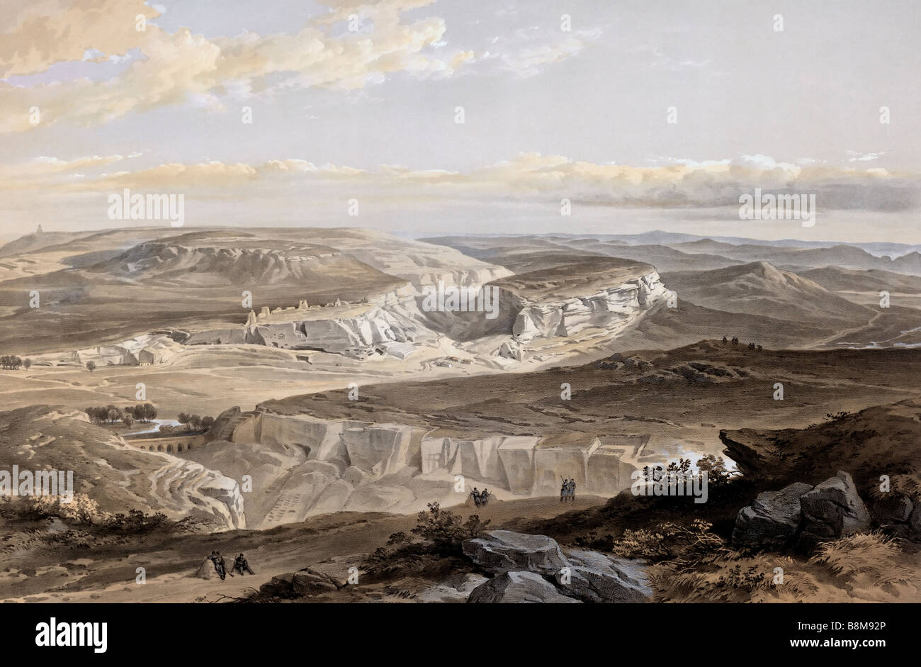 The ruins of Inkermann and city of caverns Stock Photo - Alamy