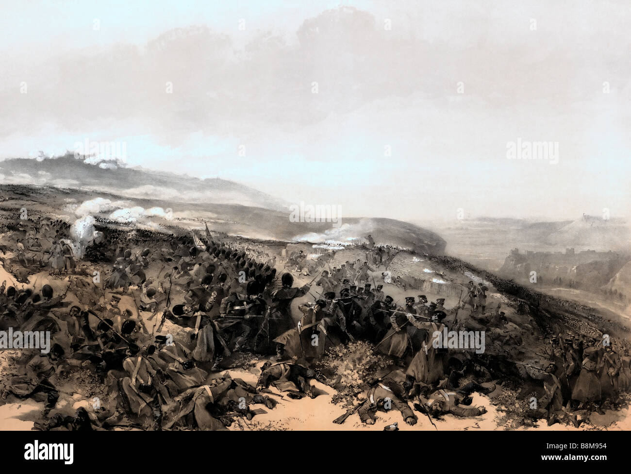 Second charge of the guards - when they retook the two gun battery at ...
