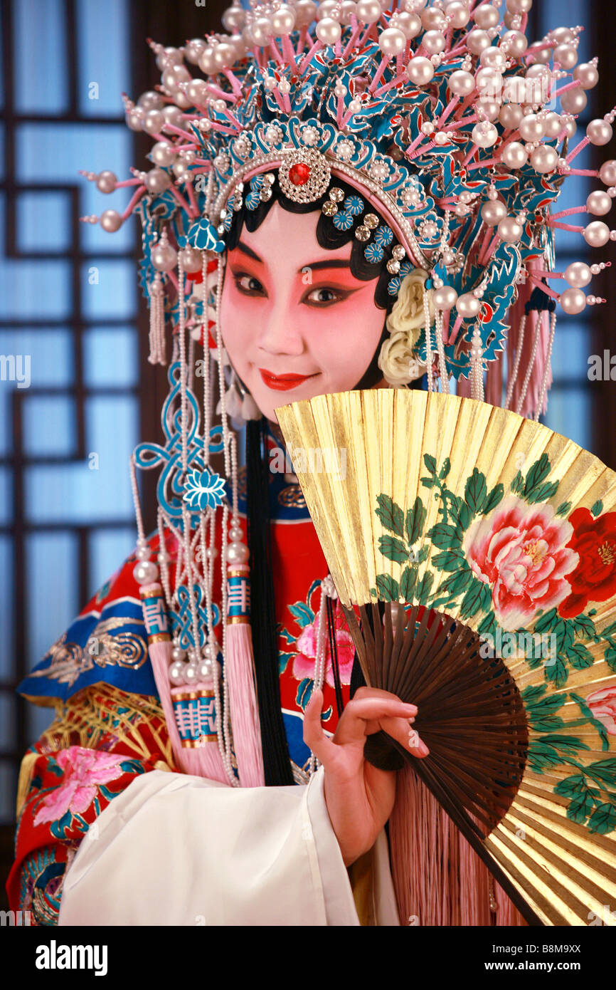 Actress Dressing As Beijing Opera Characters,China Stock Photo - Alamy