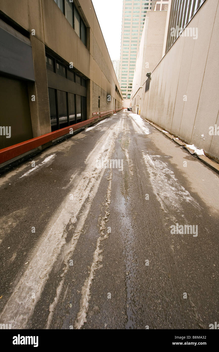 Back alley perspective hi-res stock photography and images - Alamy