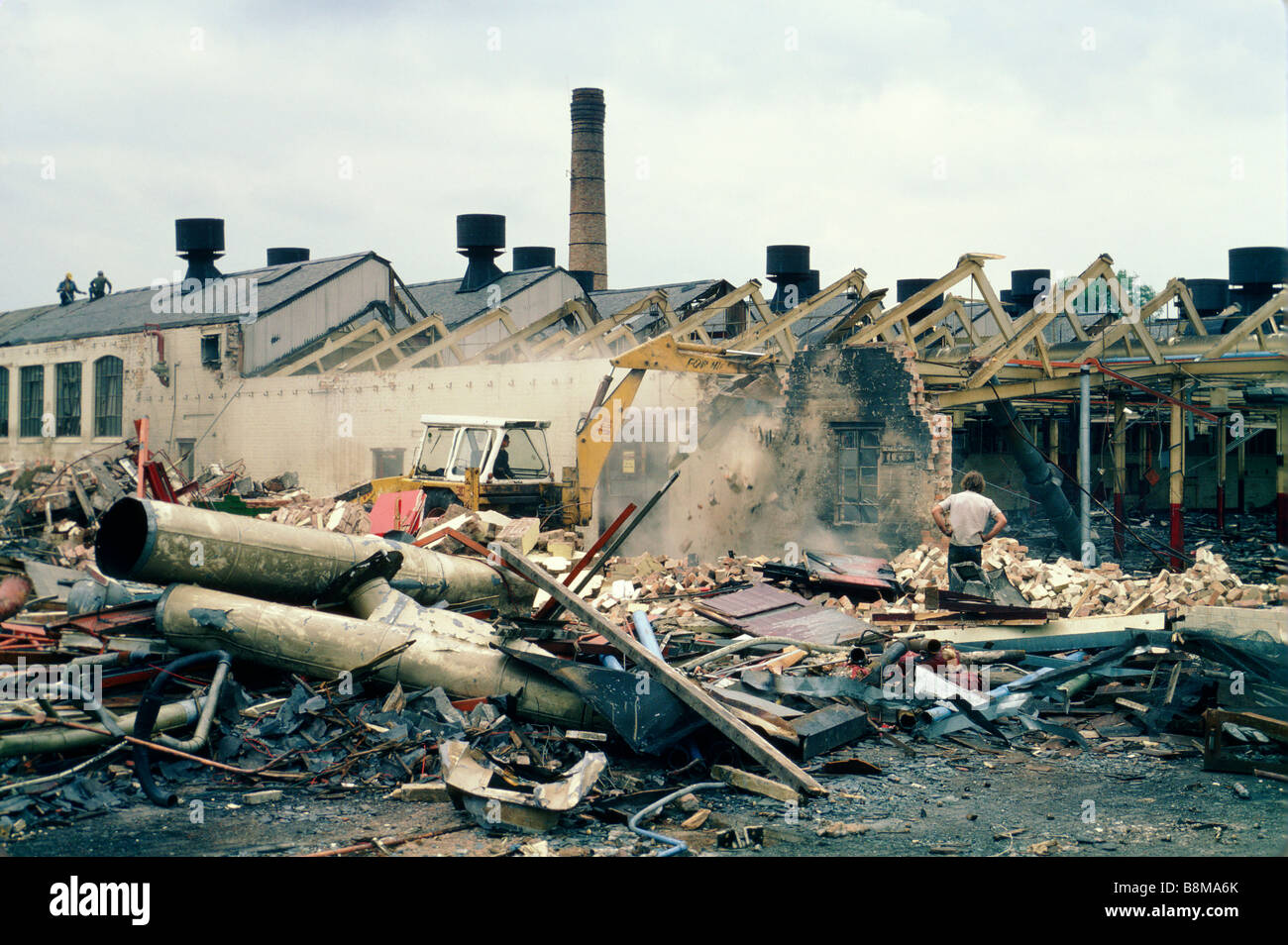 Demolition of a factory hi-res stock photography and images - Alamy