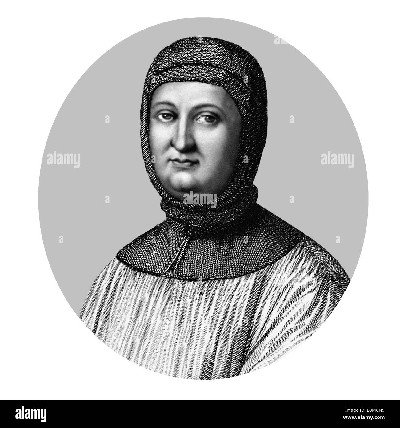 Francesco petrarca petrarch portrait Black and White Stock Photos ...