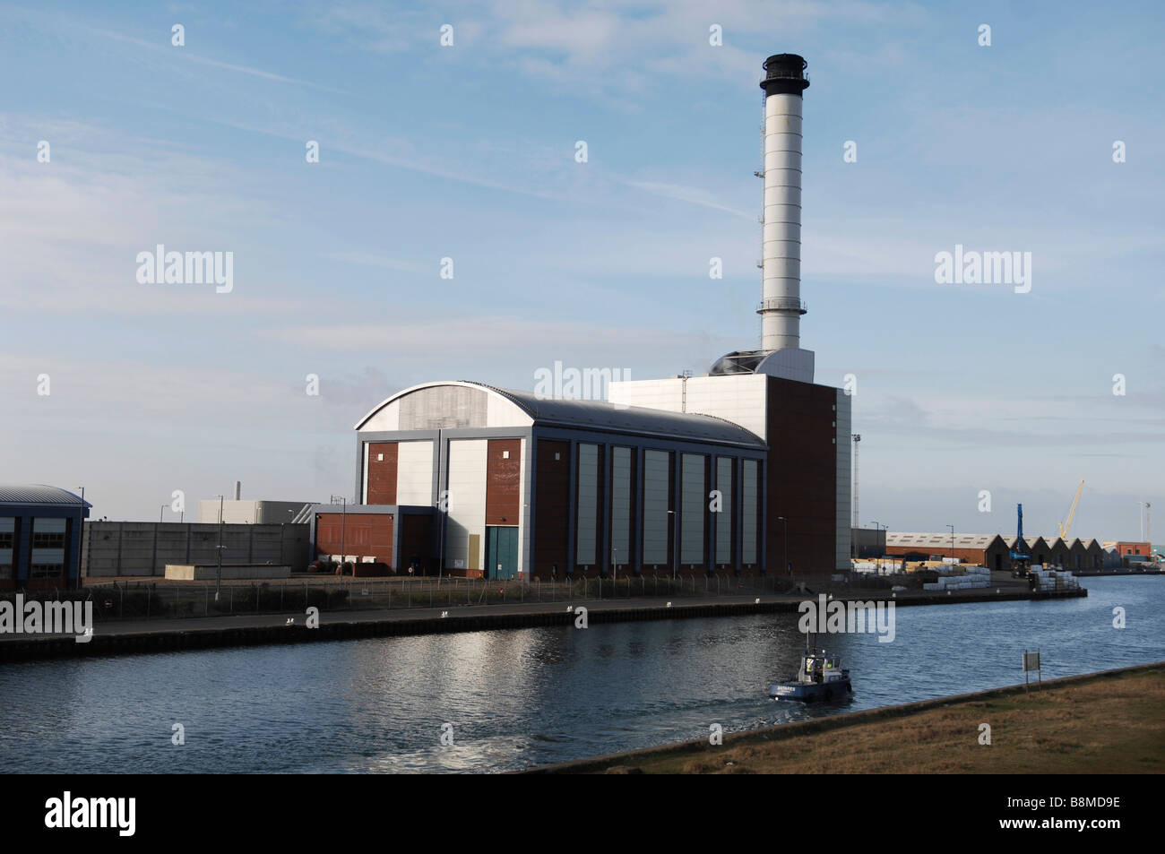 Shoreham Power Station gas powered in Shoreham Harbour Sussex UK Stock ...