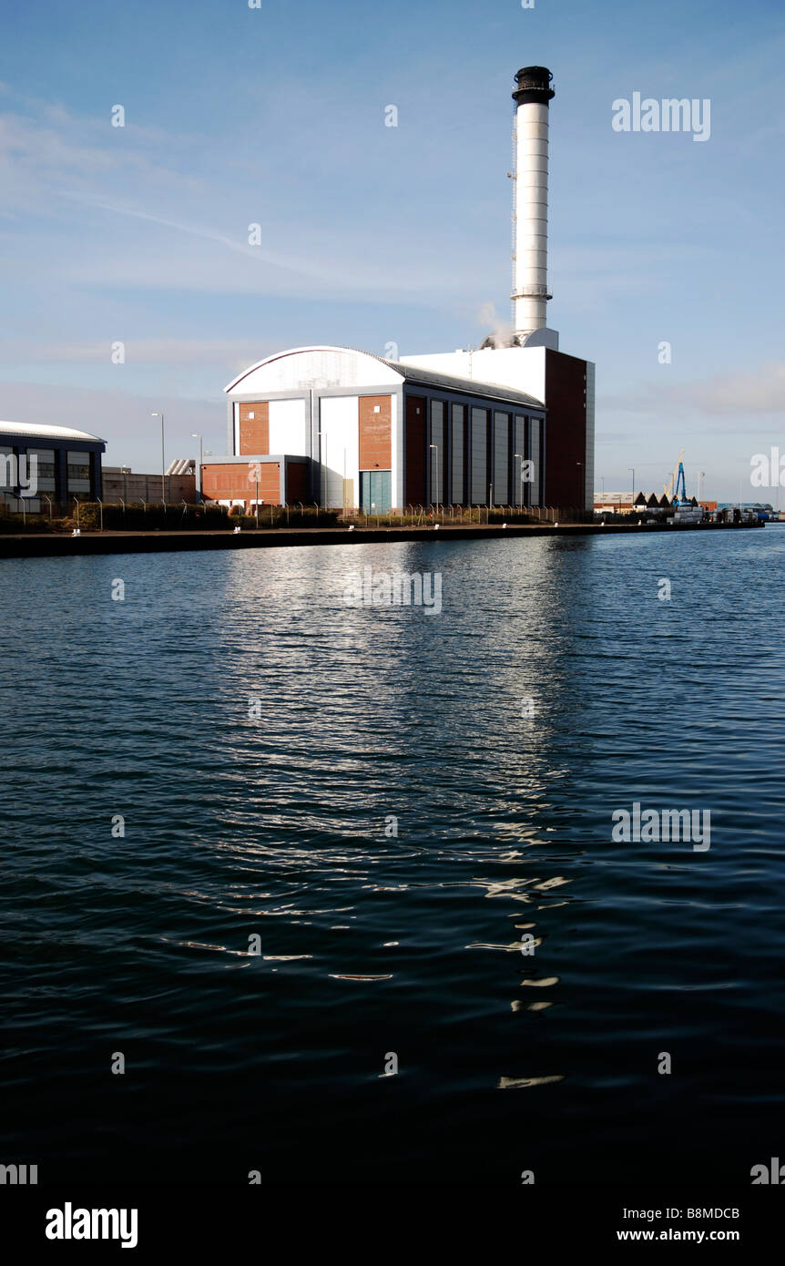 Shoreham Power Station gas powered in Shoreham Harbour Sussex UK Stock ...