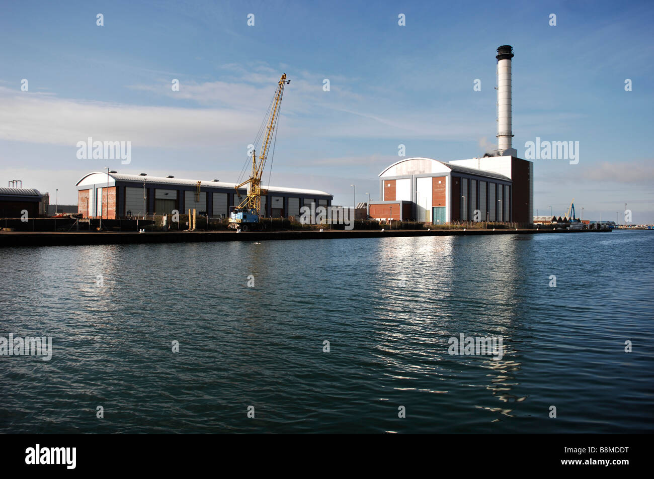 Shoreham Power Station gas powered in Shoreham Harbour Sussex UK Stock ...