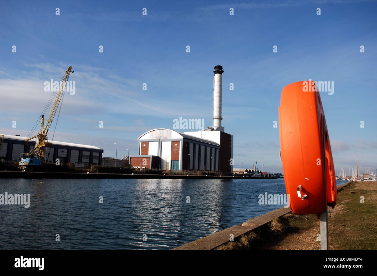 Shoreham Power Station gas powered in Shoreham Harbour Sussex UK Stock ...