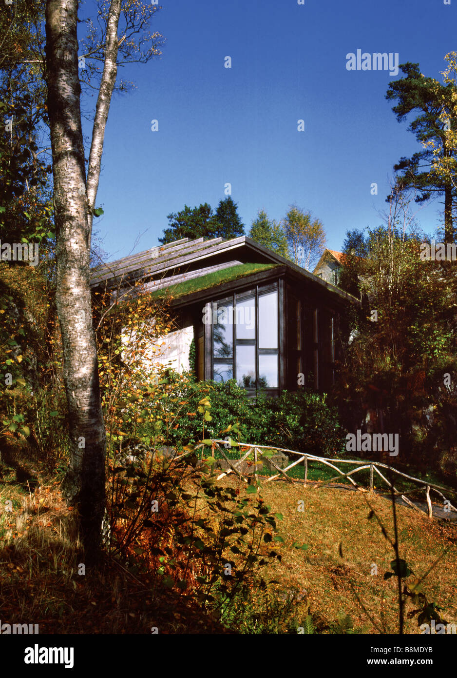 Troldsalen - The Concert Hall seen from Edvard Grieg´s composer hut at ...