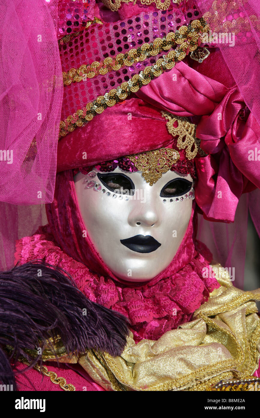 Venice Carnival Character Stock Photo - Alamy
