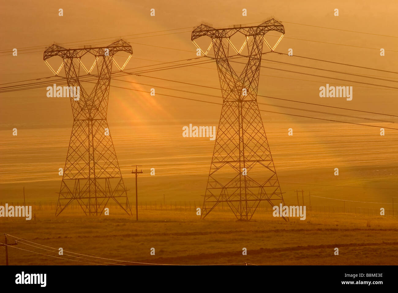 Power pylons hi-res stock photography and images - Alamy