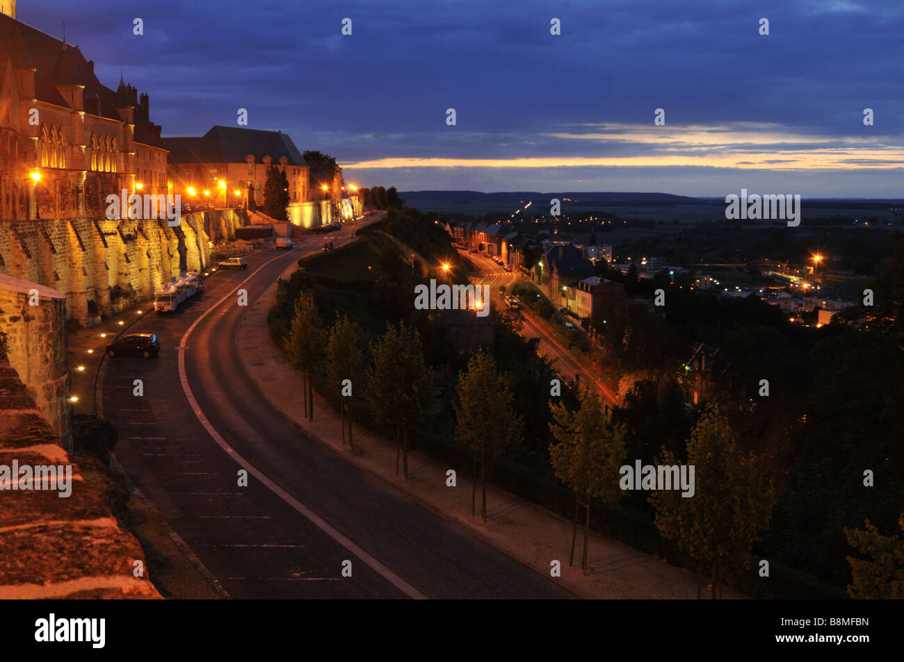 Medieval Cathedral of Laon France Stock Photo - Alamy