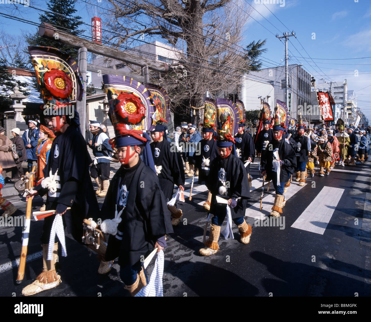 Parade at Hachinohe Enburi Festival, Aomori, Japan Stock Photo - Alamy