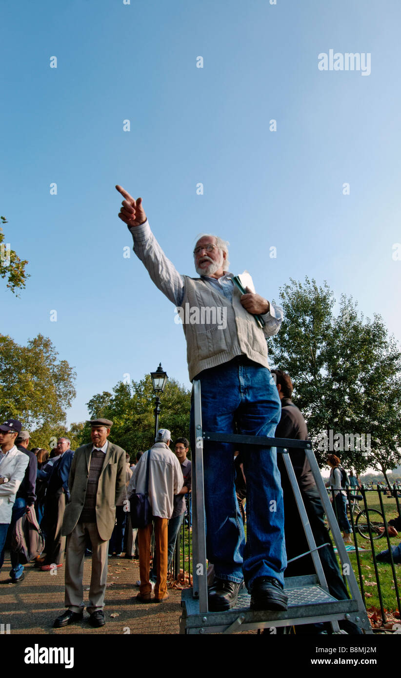 Speaker Pointing To Crowd