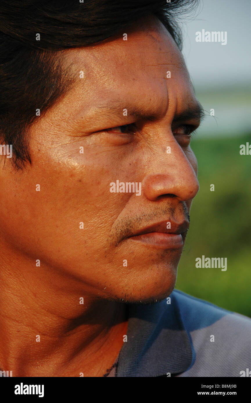 A Peruvian man in Iquitos, Peru Stock Photo - Alamy