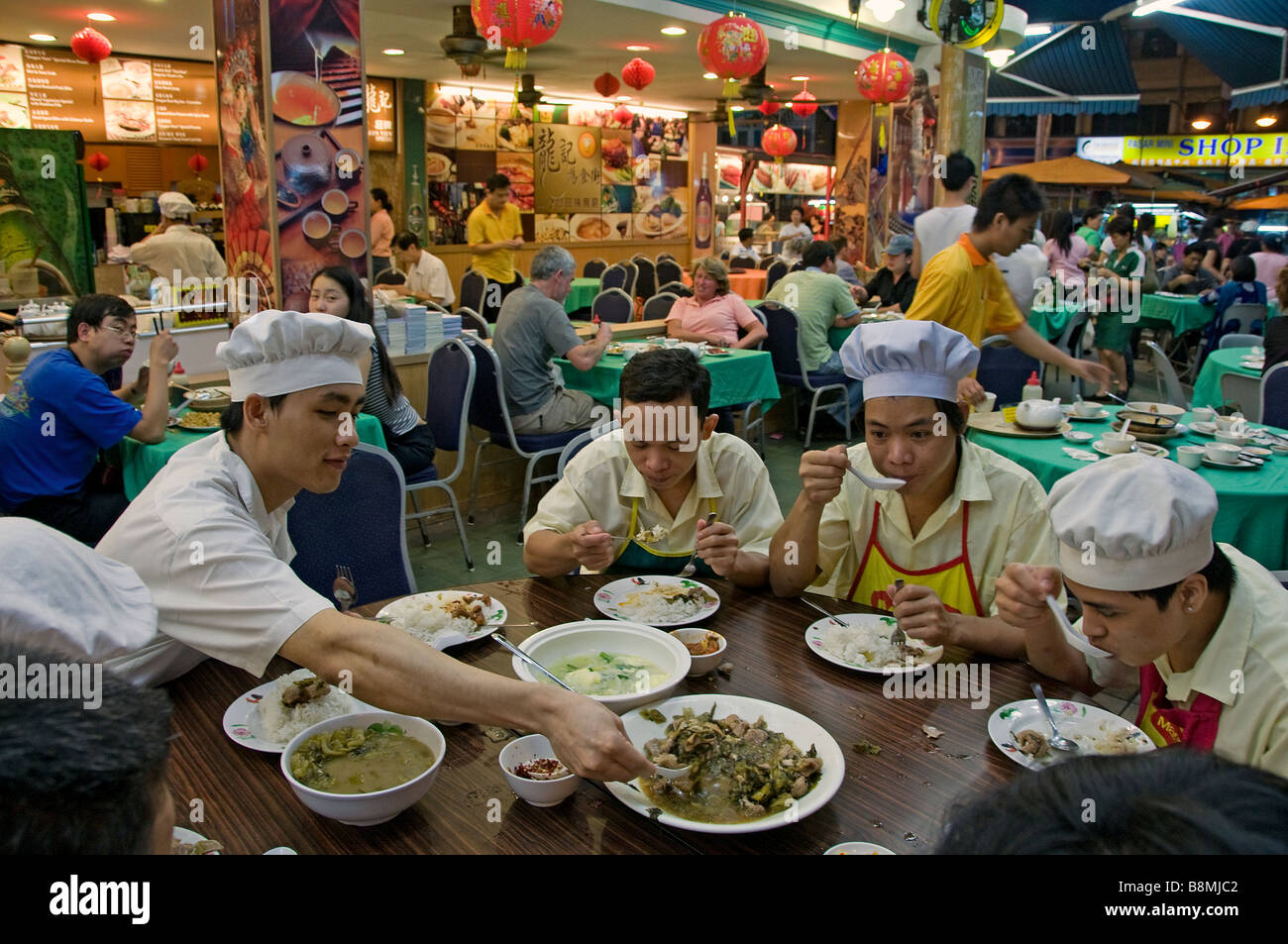 Malaysia Kuala Lumpur Bukit Bintang Kitchen open air Restaurant Jalan ...
