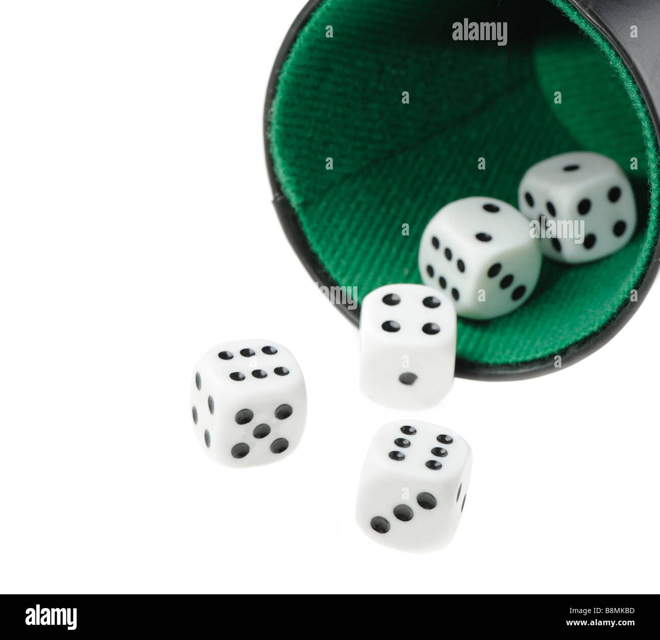 isolated dices Game cubes on a white background Stock Photo - Alamy