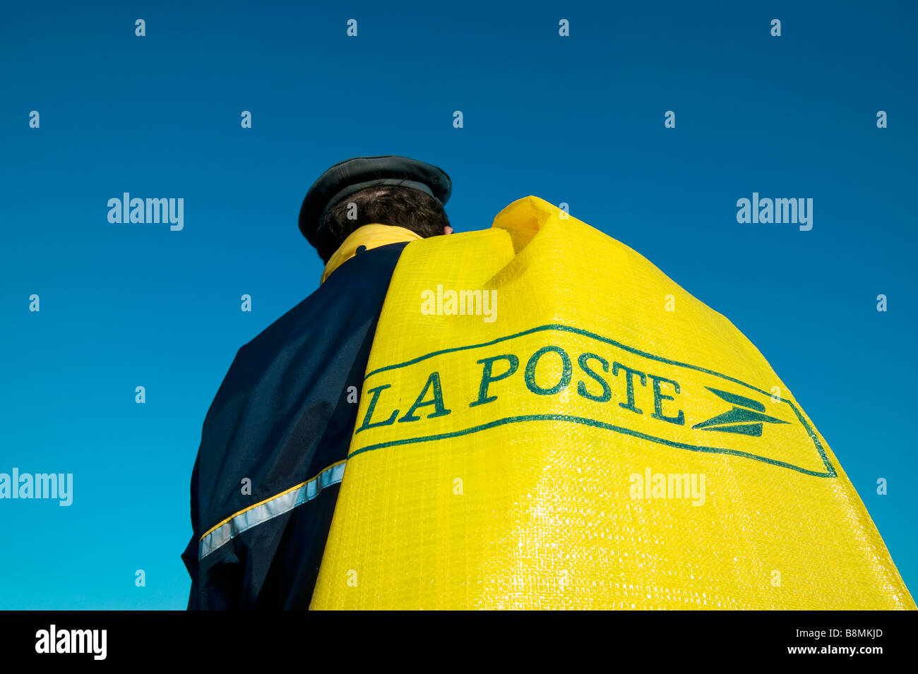 LA POSTE FRENCH POSTMAN Stock Photo - Alamy