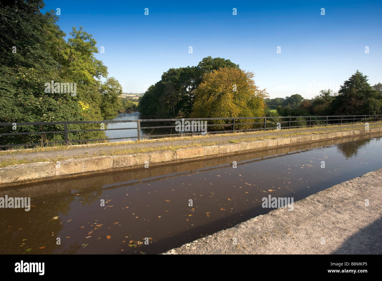 the towpath taff trail of the monmouthshire and brecon canal at brynich ...