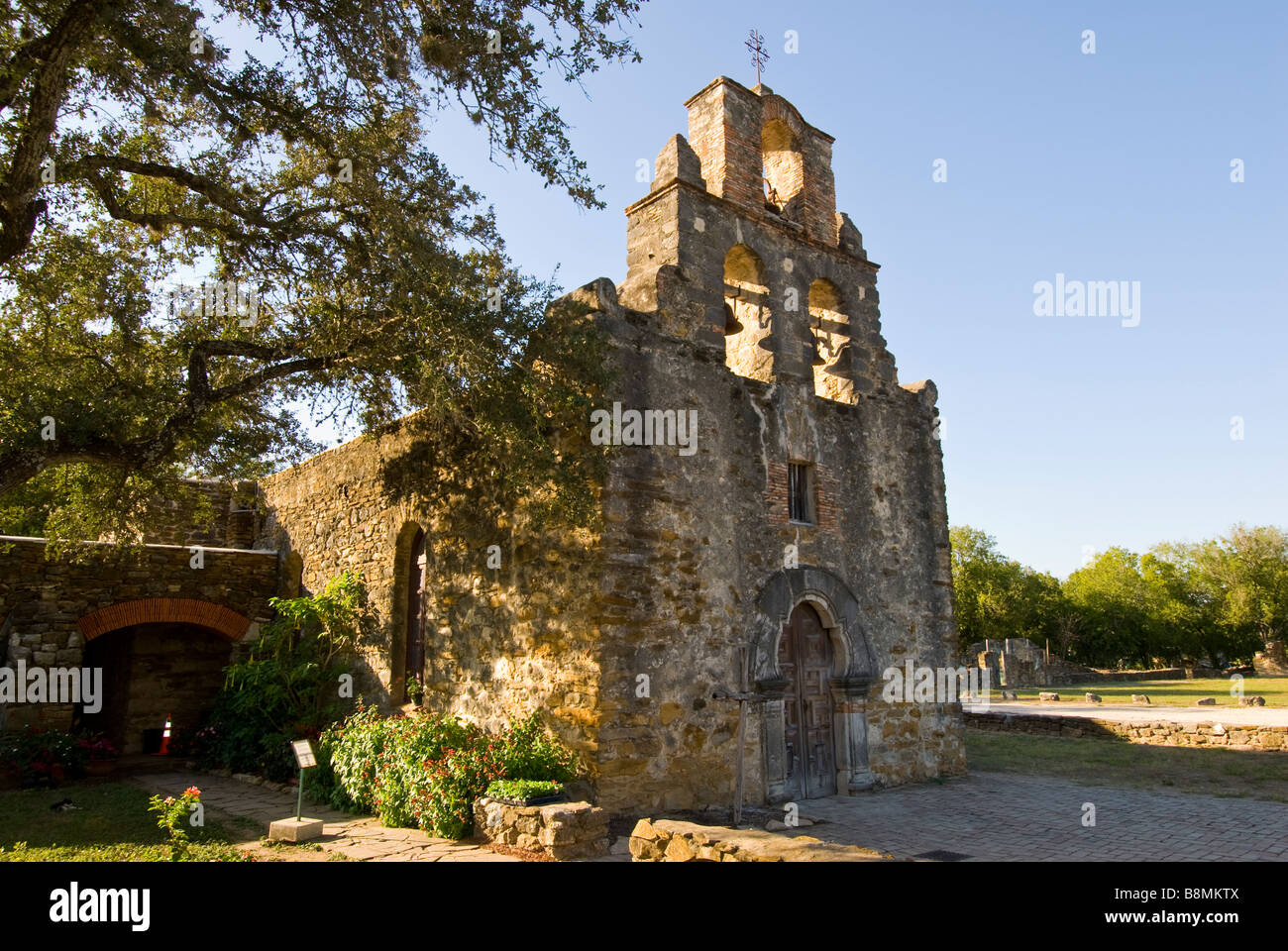 Texas san antonio mission espada hi-res stock photography and images ...