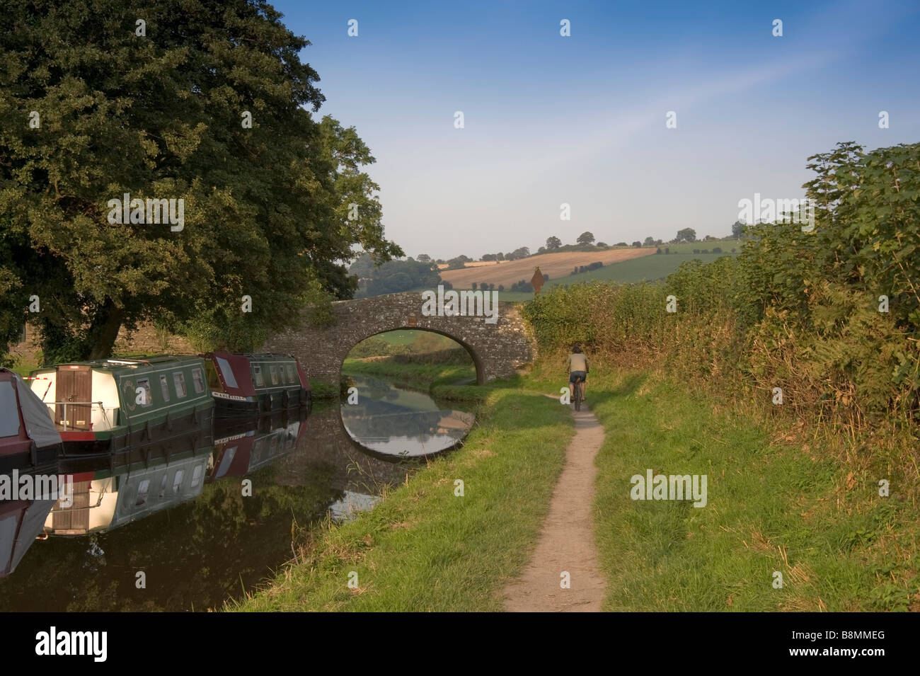 Monmouthshire Brecon Canal Bike High Resolution Stock Photography and ...