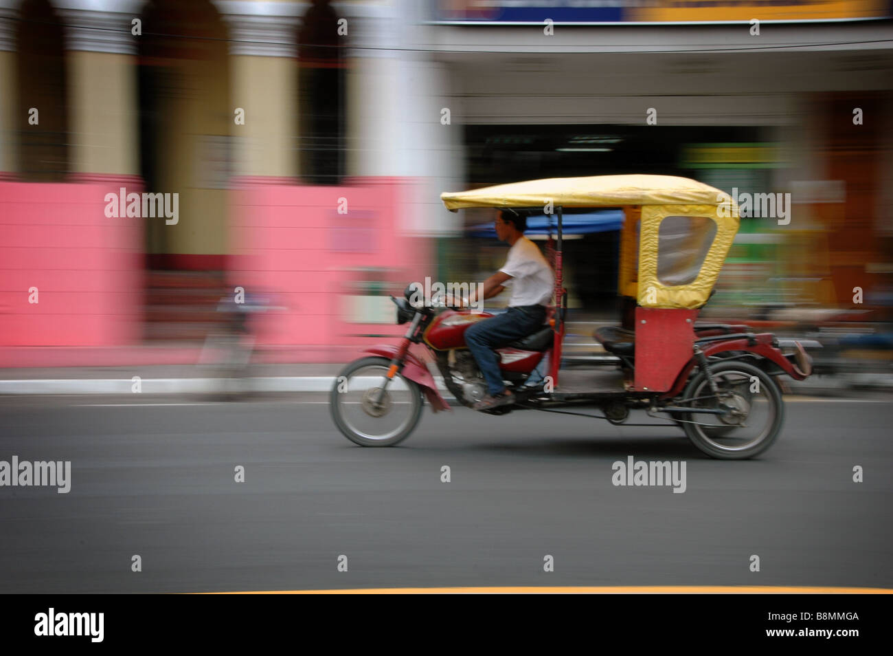 A moto-taxi in Iquitos, Peru Stock Photo - Alamy