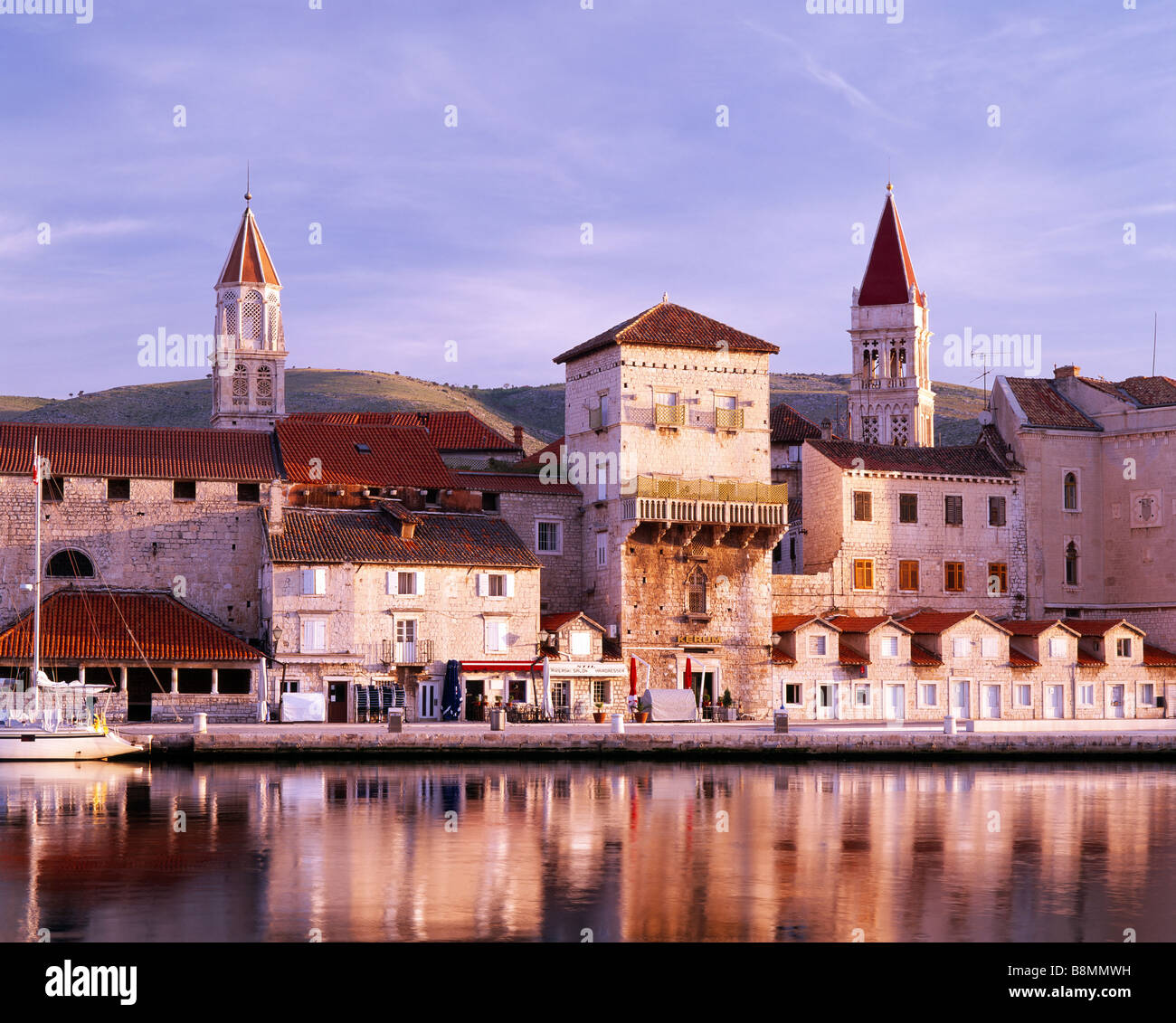 Historic City of Trogir, Dalmatia, Croatia. A UNESCO Cultural World ...
