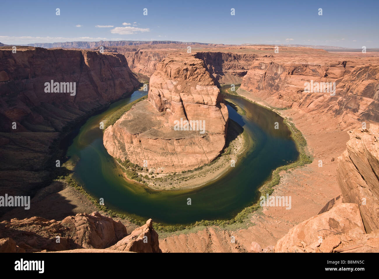 Horse Shoe Bend in Page Arizona Stock Photo - Alamy