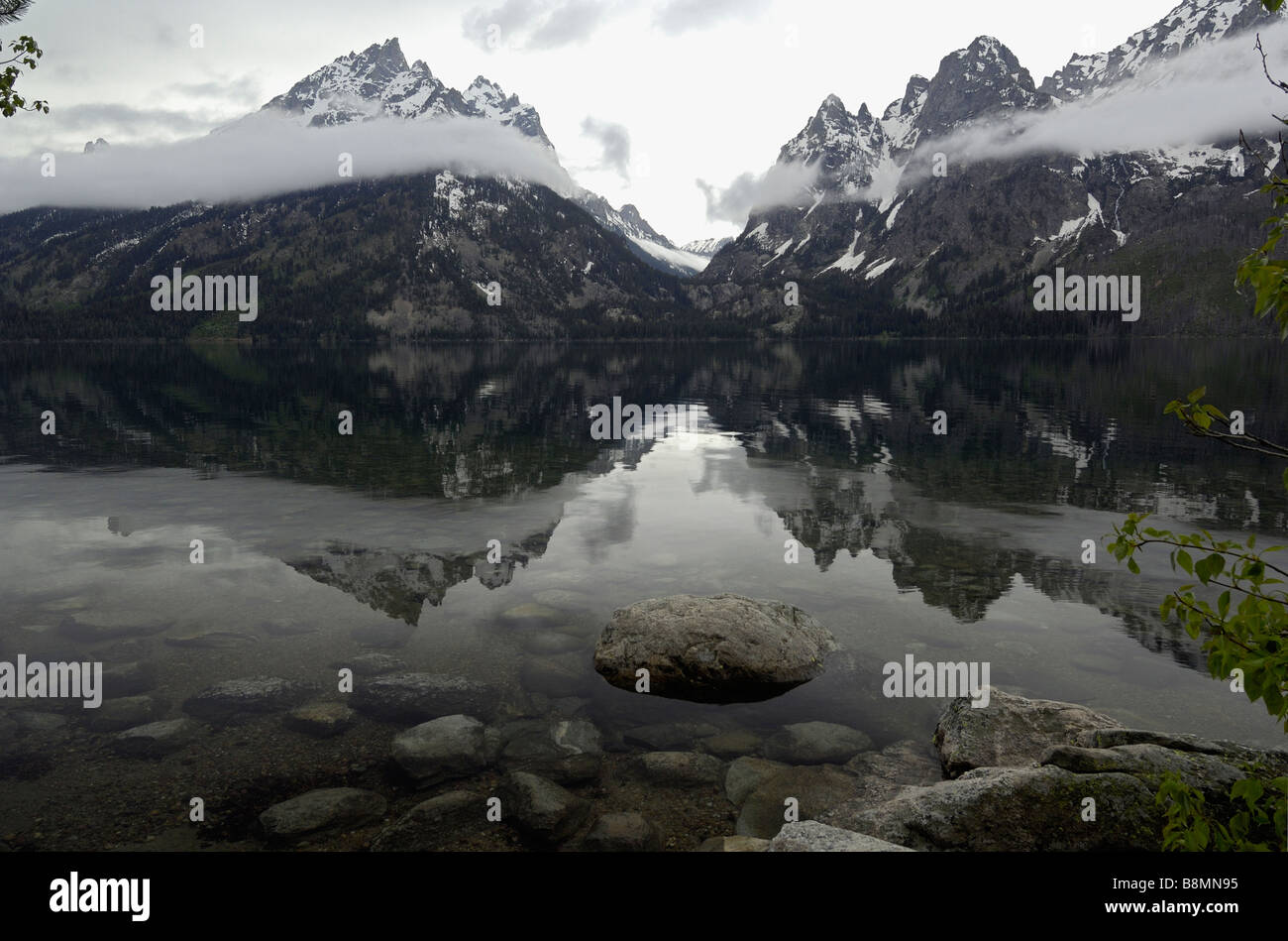 Cold Mountain Reflection Stock Photo - Alamy