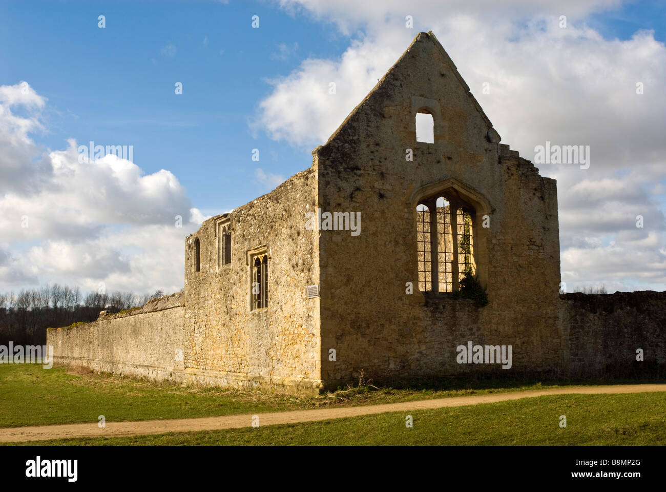 The Ruins of Godstow Abbey, Port Meadow, Oxford, England Stock Photo ...