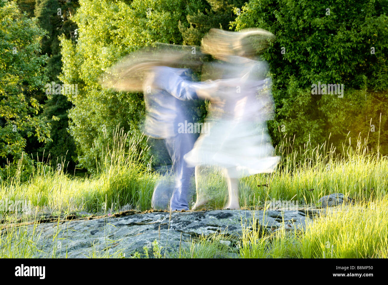Fairies in the nightless night Stock Photo - Alamy