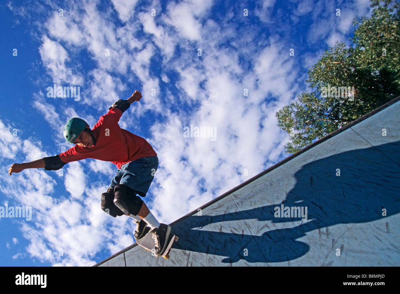 Skateboard half pipe helmet hi-res stock photography and images - Alamy