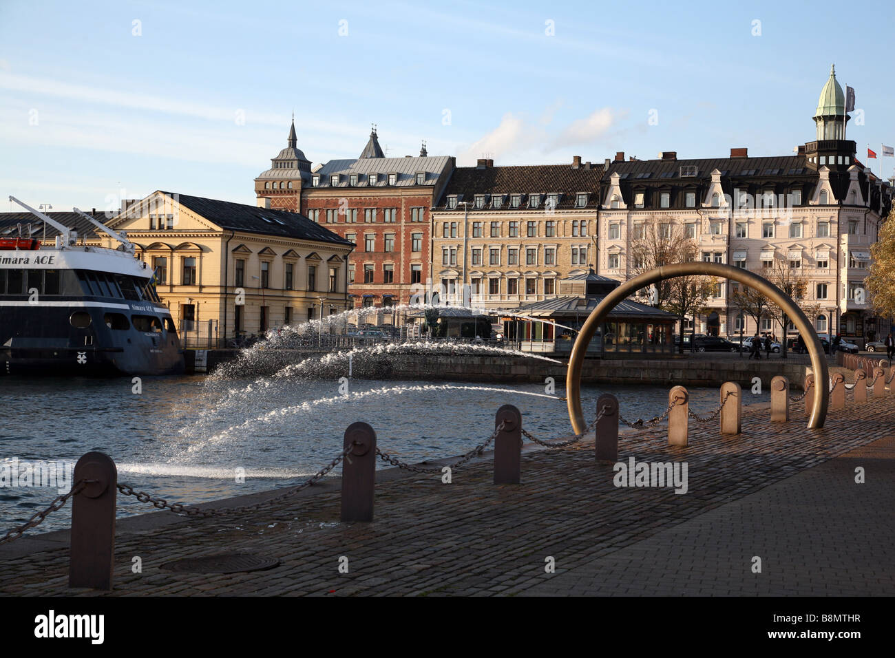 Quay. Helsingborg. Sweden. Europe Stock Photo - Alamy