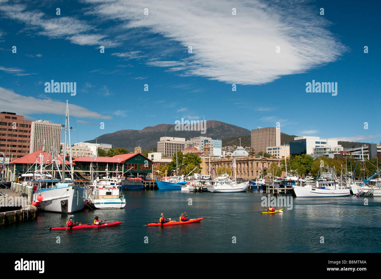 Hobart tasmania downtown hi-res stock photography and images - Alamy