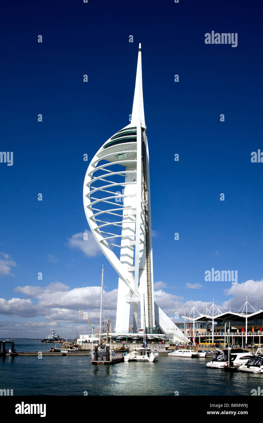 The Spinnaker Tower in Portsmouth Stock Photo - Alamy
